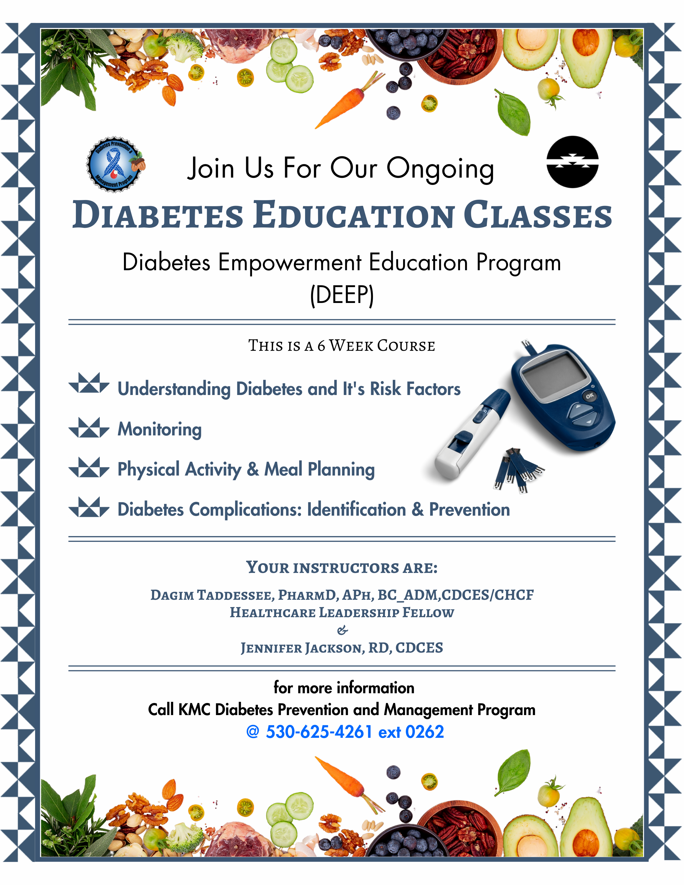 Diabetes Education Classes | K'ima:w Medical Center CA